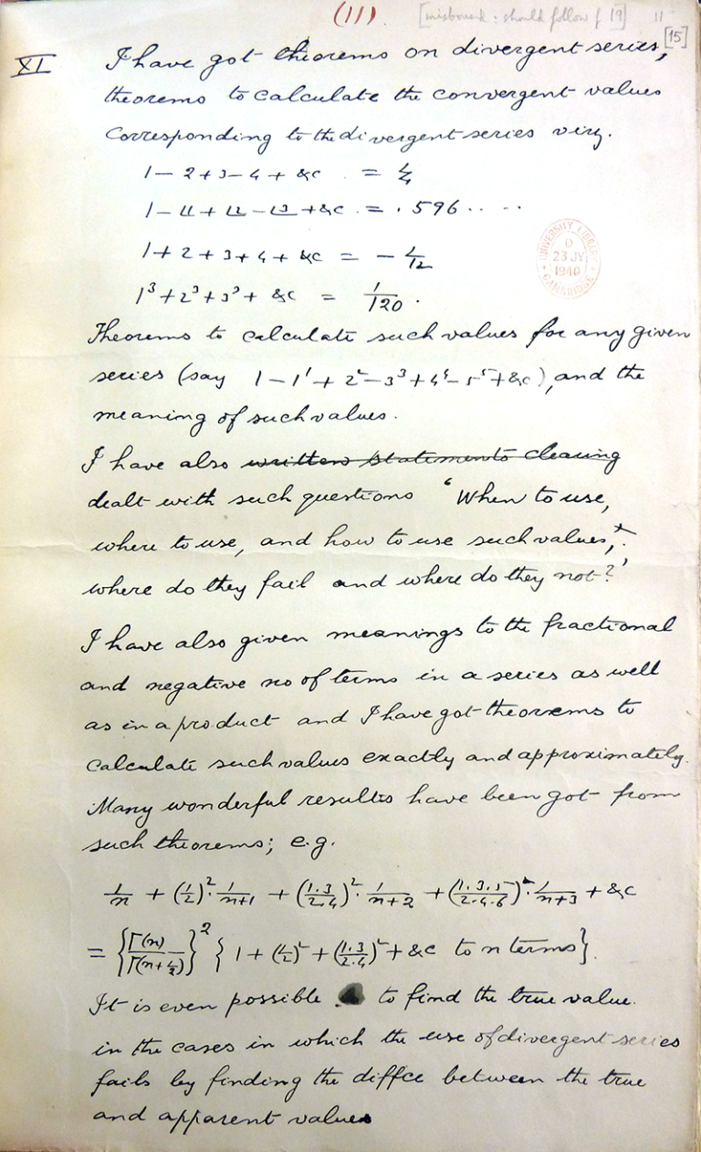 Genius in Mathematics: Ramanujan’s Enduring Influence | Scienceteen